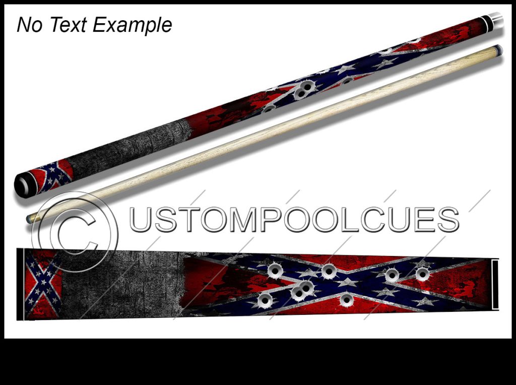 Confederate Rebel - Custom Pool Cues