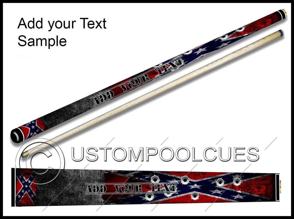 Confederate Rebel - Custom Pool Cues