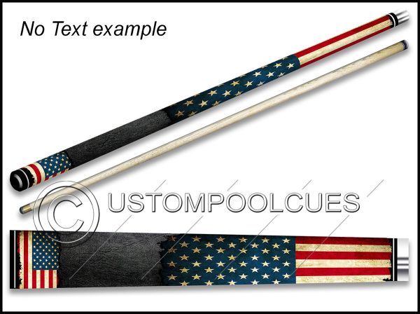 USA Flag - Custom Pool Cues