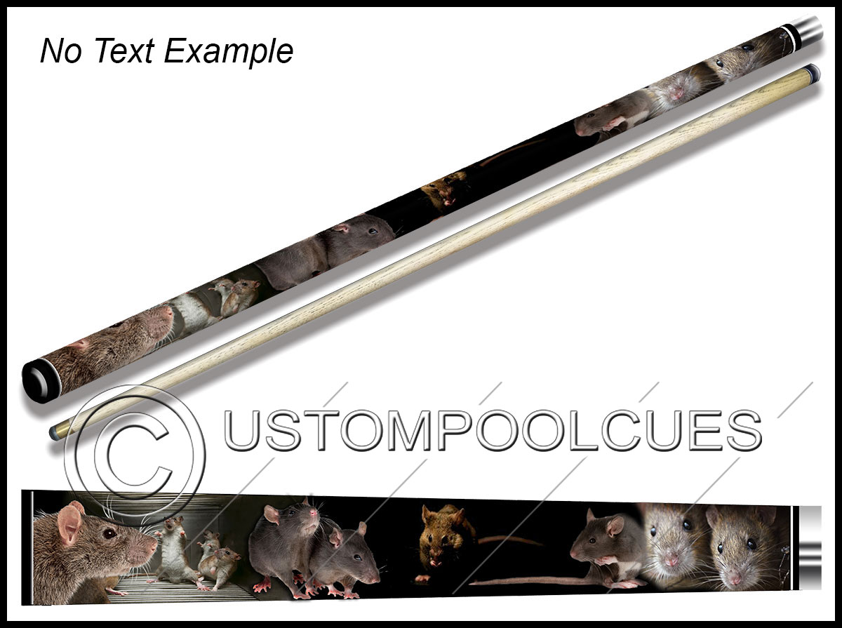 Flash as a Rat - Custom Pool Cues