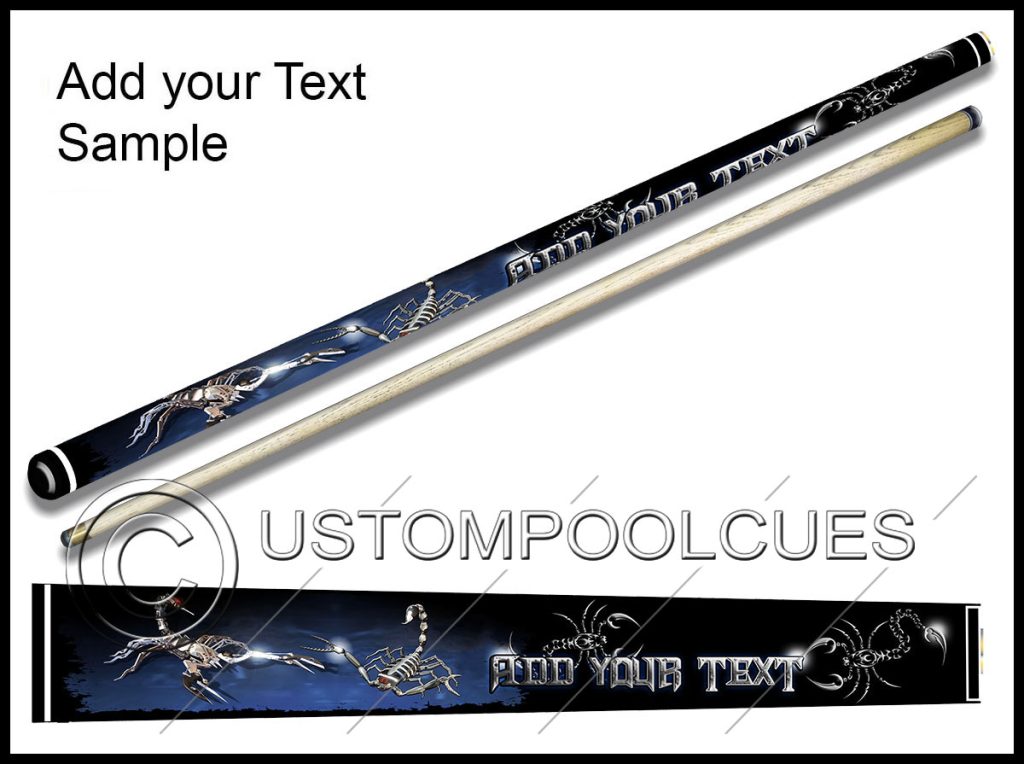 Metal Scorpion - Custom Pool Cues